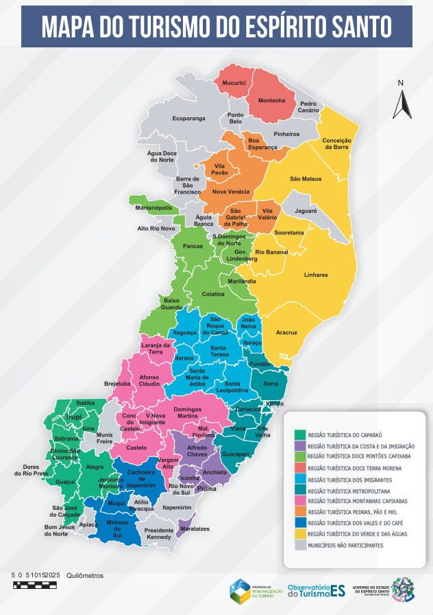 SETUR - Mapa do Turismo no Espírito Santo será atualizado em 2019